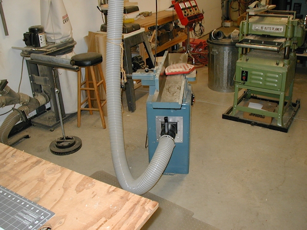 My Woodshop's Messy Dust Collection System